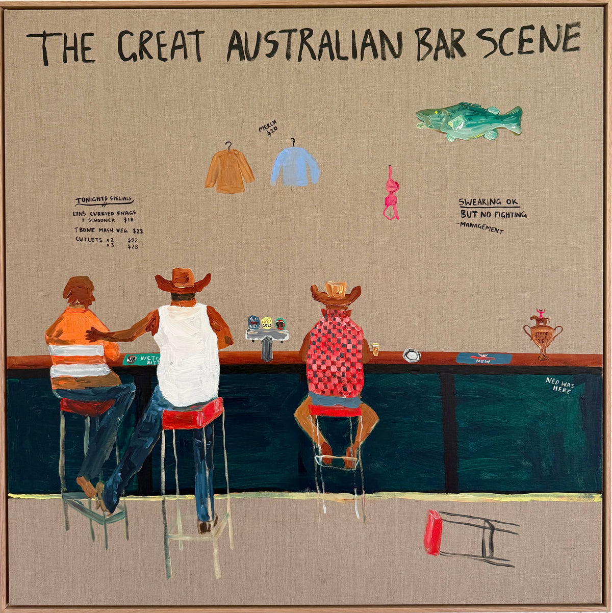 THE GREAT AUSTRALIAN BAR SCENE– Lottie Rae Art